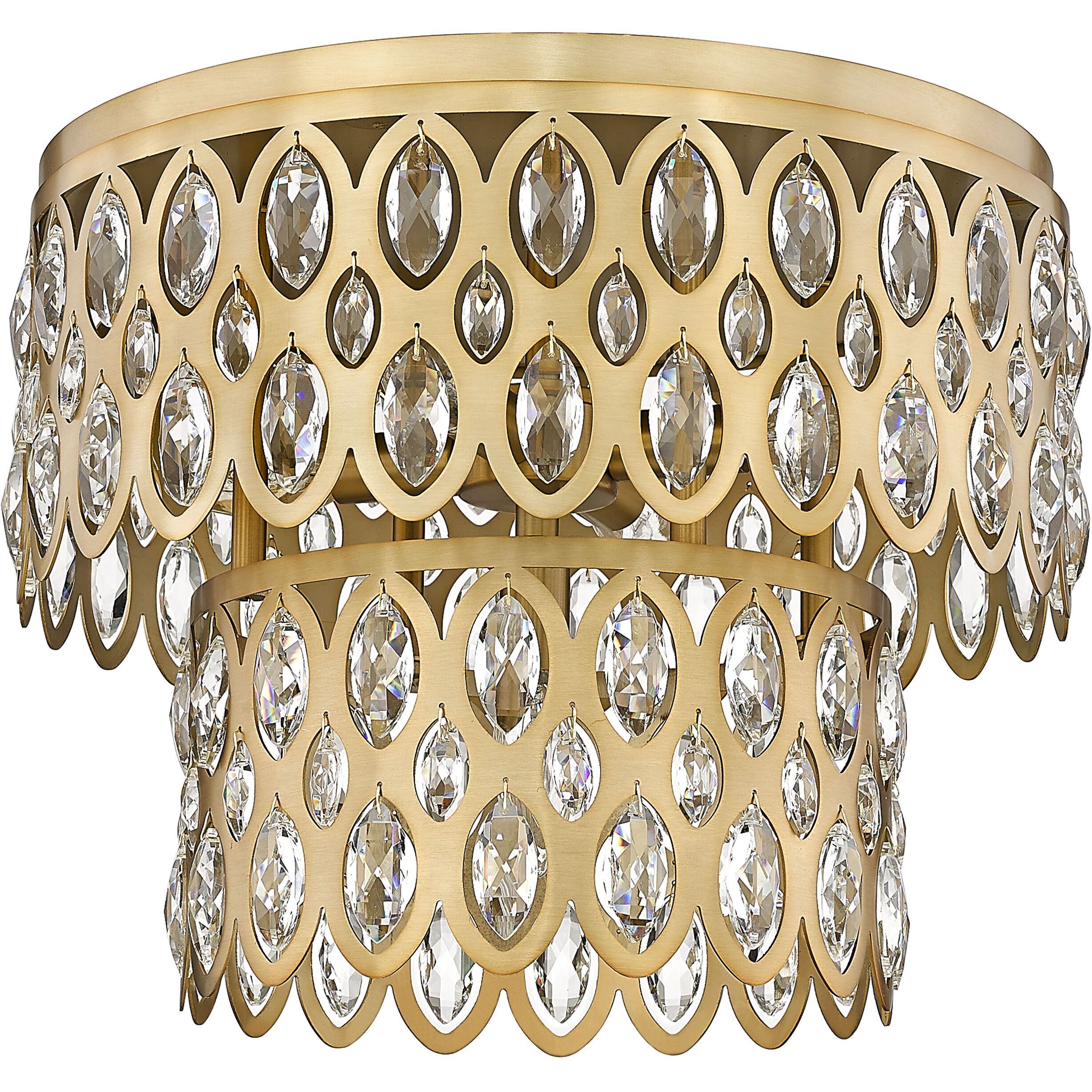 Z-Lite 822F15-HB Dealey 5 Light 15 inch Heirloom Brass Flush Z-Lite 822F15-HB Dealey 5 Light 15 inch Heirloom Brass Flush